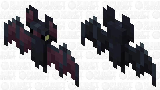 Purple Bat Minecraft Mob Skin