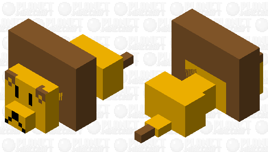 Male Lion Minecraft Mob Skin