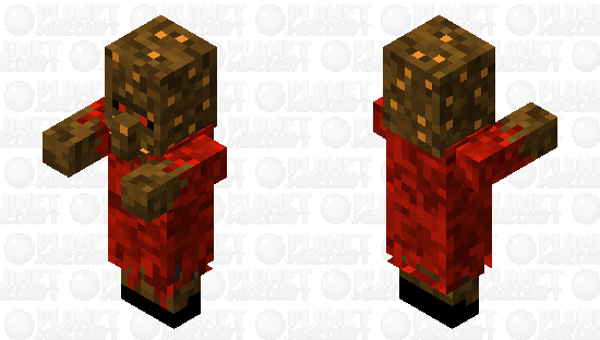 Infected Dredge Villager Minecraft Mob Skin