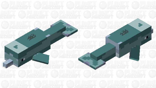 Mosasaurus dinosar Minecraft Mob Skin