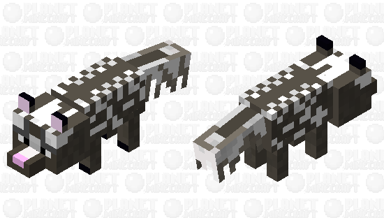 Spotted Skunk Minecraft Mob Skin
