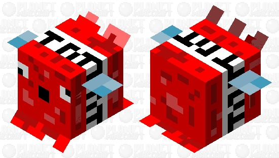 TNT fish medium size Minecraft Mob Skin