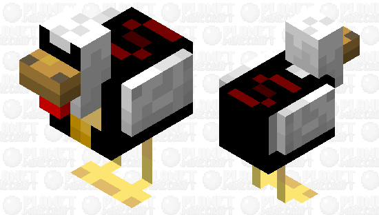 Gangster Chicken Minecraft Mob Skin
