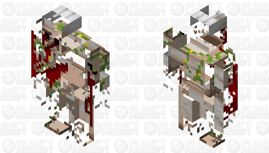 Hurt Iron-golem Minecraft Mob Skin