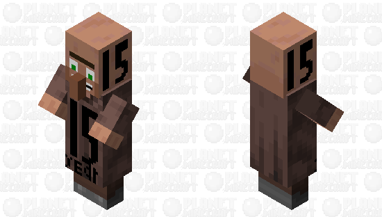 15 anniversary villager (in 15 anniversary texture pack) Minecraft Mob Skin