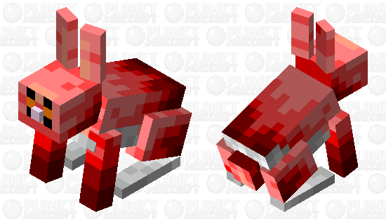 Creepy rabbit Minecraft Mob Skin