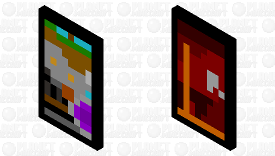 The OverWorld And Tje Nether Cape Minecraft Mob Skin