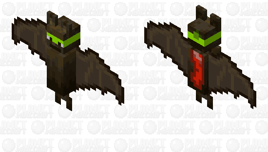 Superhero Bat Minecraft Mob Skin