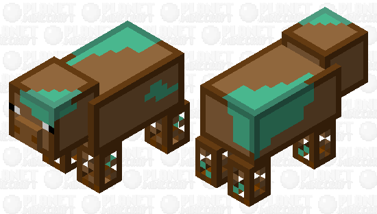 1.21 Copper Pig Minecraft Mob Skin