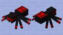 cool red and black spider Minecraft Mob Skin