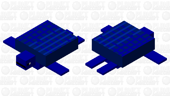 Leatherback sea turtle Minecraft Mob Skin