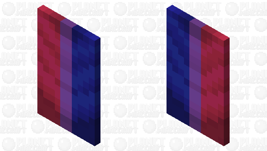Bi flag cape Minecraft Mob Skin