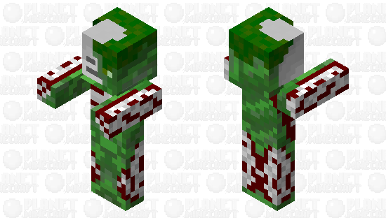 Zombified drowned Minecraft Mob Skin