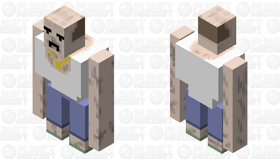 Carl - Aqua Teen Hunger Force - ATHF Minecraft Mob Skin