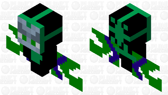 Emerald Vex Minecraft Mob Skin
