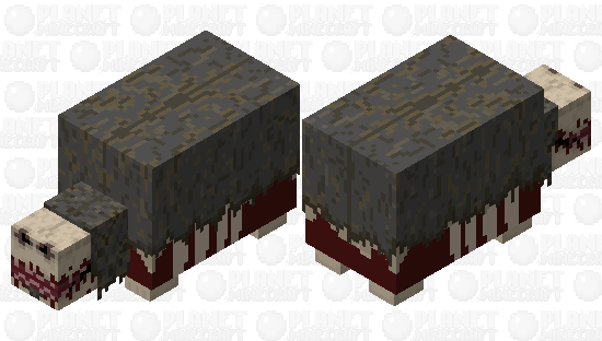 SCP 682 (Sniffer mob skin). IDMV 16th skin Minecraft Mob Skin