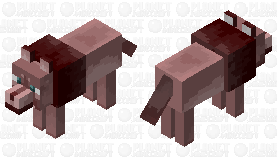 Heart wolf Minecraft Mob Skin
