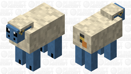 Mareep Sheep Minecraft Mob Skin