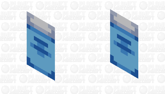 Hive Bedwars Cape (Blue) Minecraft Mob Skin