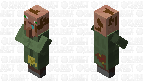 Villager that looks as dumb as they are Minecraft Mob Skin