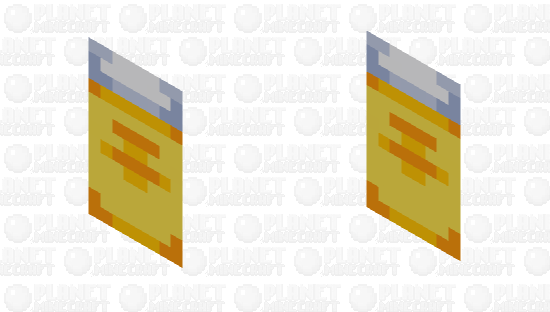 Hive Bedwars Cape (Yellow) Minecraft Mob Skin