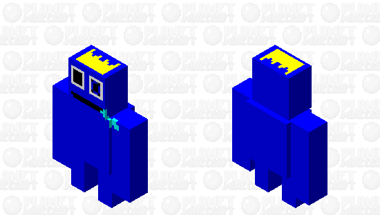 Blue rainbow friends Minecraft Mob Skin