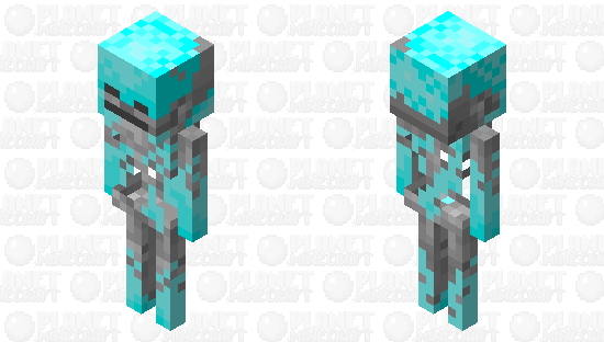 frezzing skeleton (Frosted) Minecraft Mob Skin