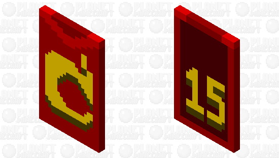 Custum 15 anaversary cape HD Minecraft Mob Skin