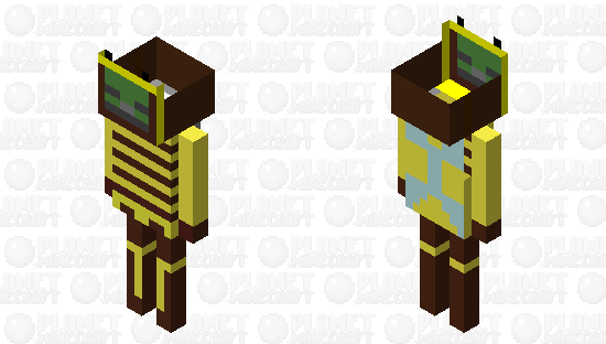 skeleton bumblebee Minecraft Mob Skin