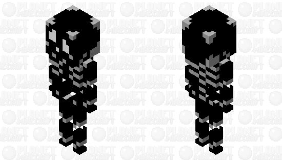 NES Wither Skeleton Minecraft Mob Skin