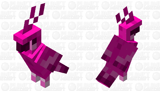 Pink Parrot Minecraft Mob Skin