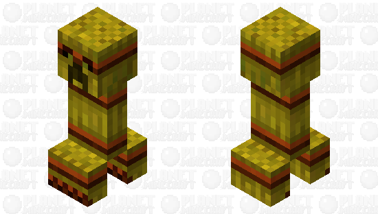 Hay Creeper Minecraft Mob Skin