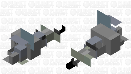 1-Bit Silverfish! Minecraft Mob Skin