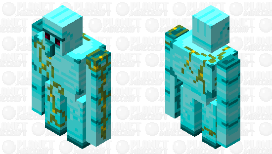 Diamond Golem Minecraft Mob Skin