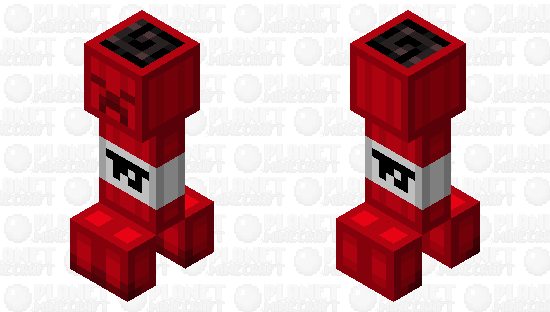 TNT Creeper Minecraft Mob Skin