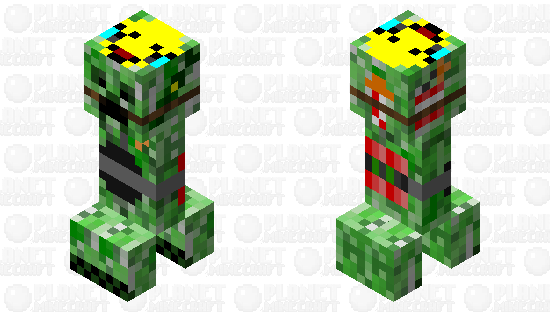BOMB CREEPER! Minecraft Mob Skin
