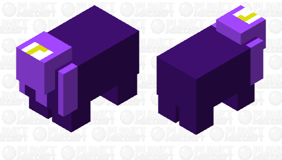 Waluigi (Sheep Fur) Minecraft Mob Skin