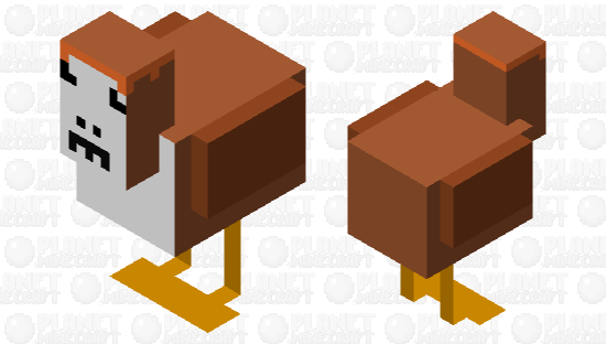 Star Wars Porg Minecraft Mob Skin