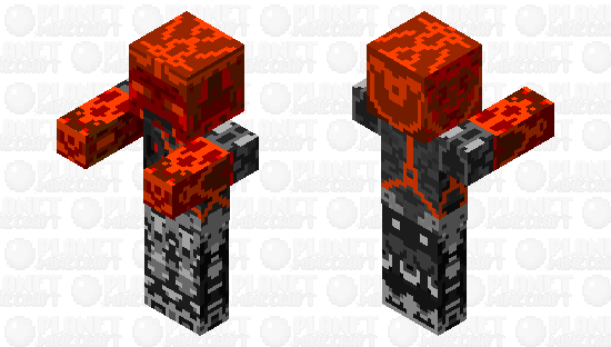 Basalt lava zombie Minecraft Mob Skin
