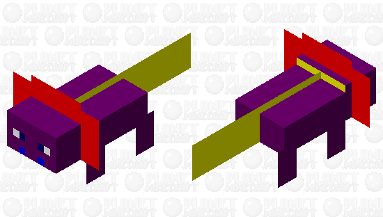 cooletst crying axolotl Minecraft Mob Skin