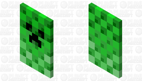 Creeper Cape Minecraft Mob Skin