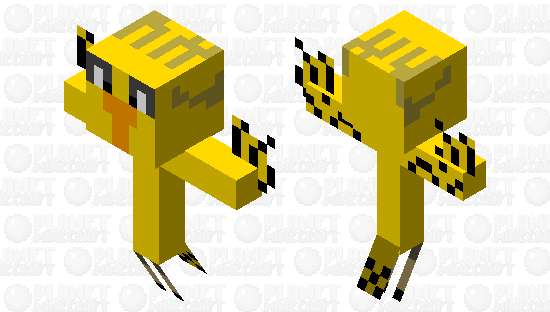 Zapdos Minecraft Mob Skin