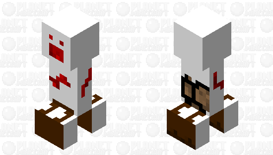 screaming ideot Minecraft Mob Skin