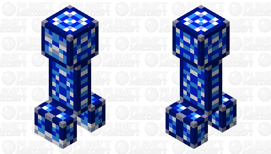 Lightning Creeper Minecraft Mob Skin