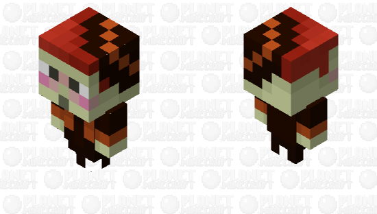 Porcelain Vex Doll Minecraft Mob Skin