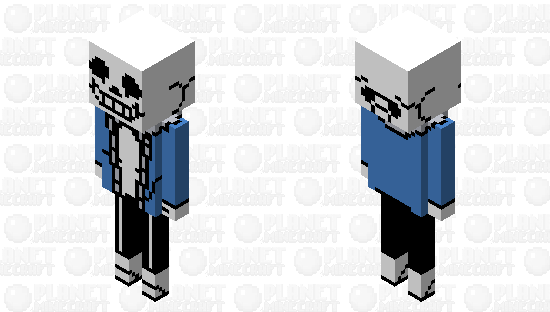 Sans the skeleton Minecraft Mob Skin