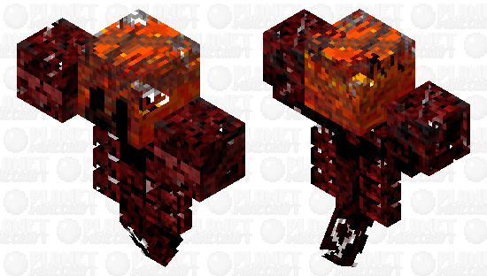 Burning Soul Of Death Minecraft Mob Skin