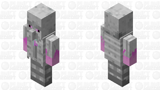 Reanimated vindicator statue Minecraft Mob Skin