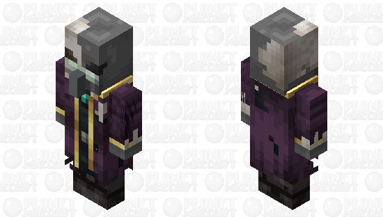 Necromancer(illager Minecraft Mob Skin