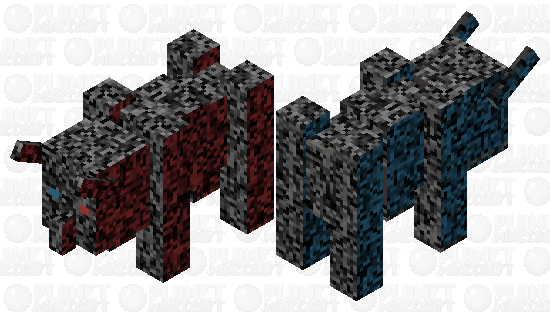 Glitched Ravager Minecraft Mob Skin